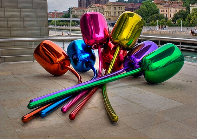 Jeff Koons, A Retrospective, Sculpture, Guggenheim Museum, Bilbao ...