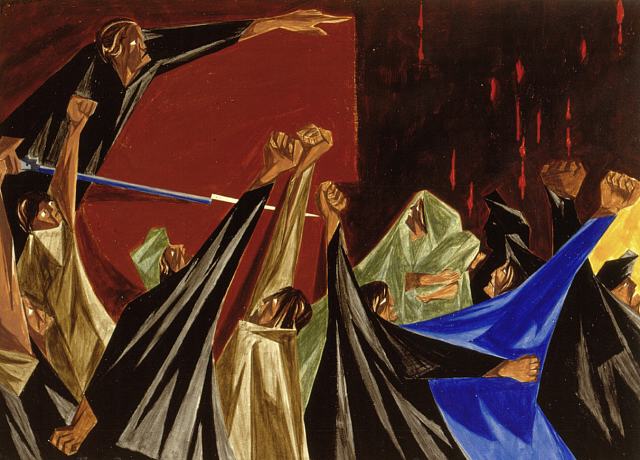 Jacob Lawrence, The American Struggle, Painting, The Met Fifth Avenue ...