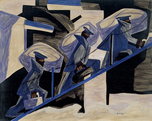 Jacob Lawrence, The American Struggle, Painting, The Met Fifth Avenue ...