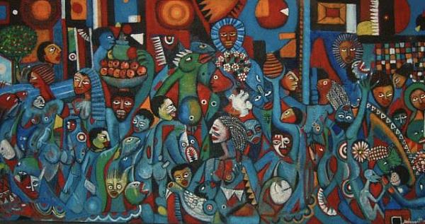 Malangatana Ngwenya, Mozambique Modern, Painting, The Art Institute of ...