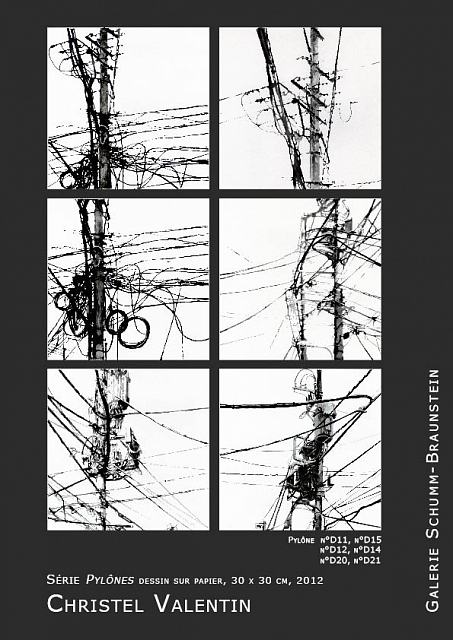 Christel Valentin, Presque rien, Dessin, Galerie Shumm-Braunstein ...