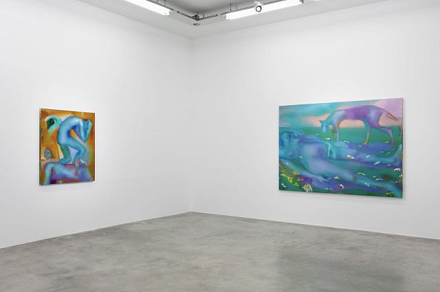 Elizabeth Glaessner, Dead Leg, Painting, Galerie Perrotin, Paris ...