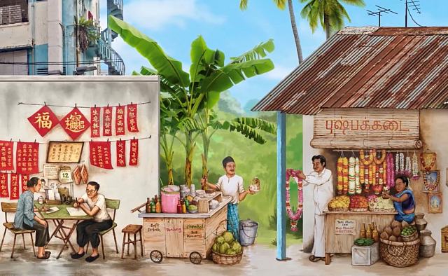 Yip Yew Chong, Moving Memories, Painting, National Museum of Singapour ...