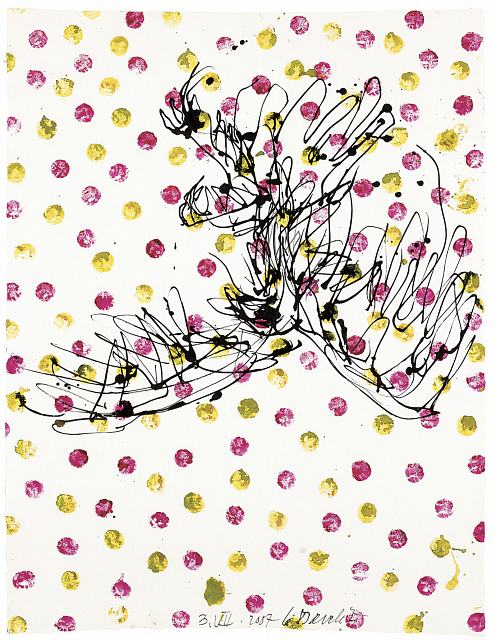 Georg Baselitz, 100 Drawing, Painting, Albertina Museum, Vienna ...