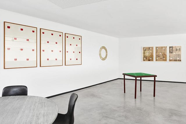 Niele Toroni, 864 prints of n°50 brush, Painting, Fondation CAB Saint ...