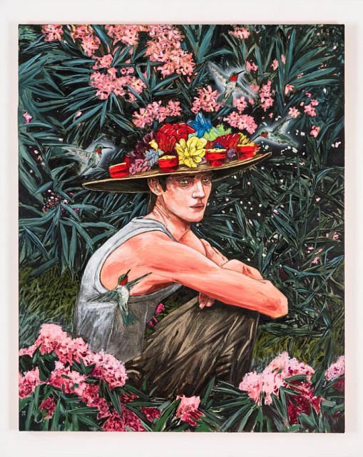 Hernan Bas, The space between needful & needless, Painting, Lehmann ...
