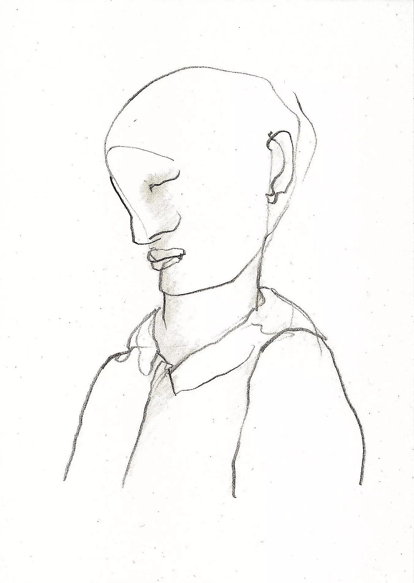 Méditation by Georges Audigier, Drawing, Pencil | Art Limited