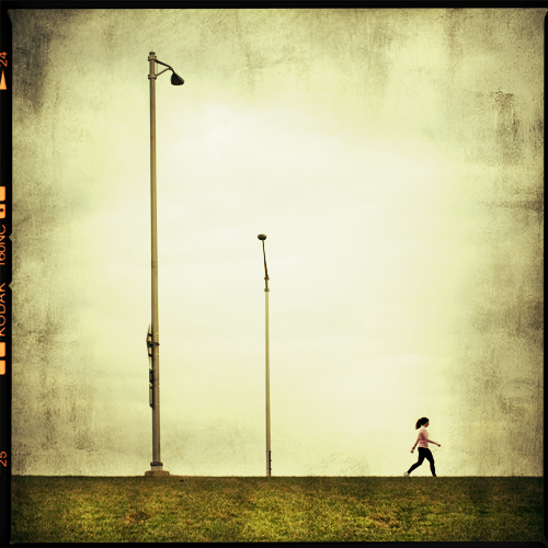 a stroll of scale by Oliver Squibb, Digital art, Composition | Art Limited