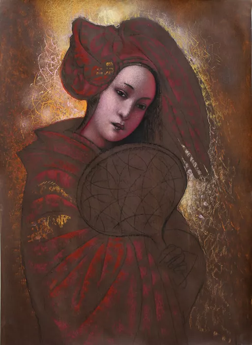 geisha by Anita Kreituse, Drawing | Art Limited