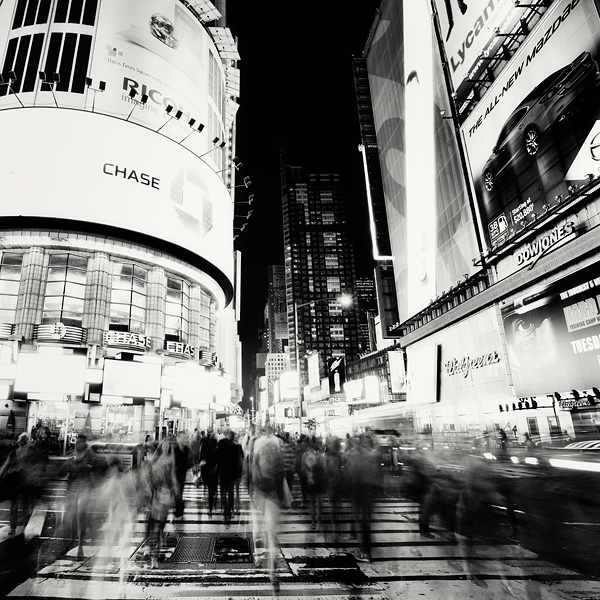 Ghosts Of Times Square, New York City, 2013 by Martin Stavars, art work ...