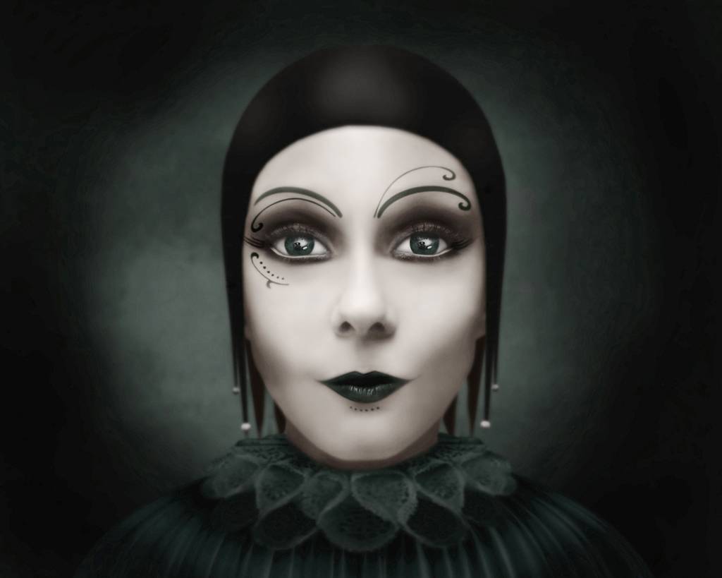 portrait of the harlequin by Ricardo Villagran, Digital art ...