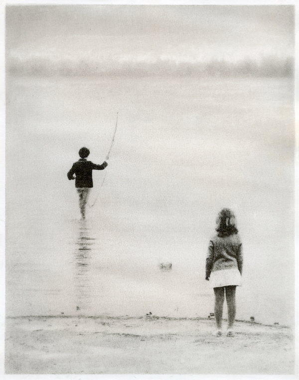 Fishing,1970s (bromoil) by Alexander Tkachev, art work | Art Limited