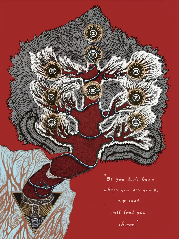 the Sephiroth Tree by Ira Sueva, Drawing, Technical drawing | Art Limited