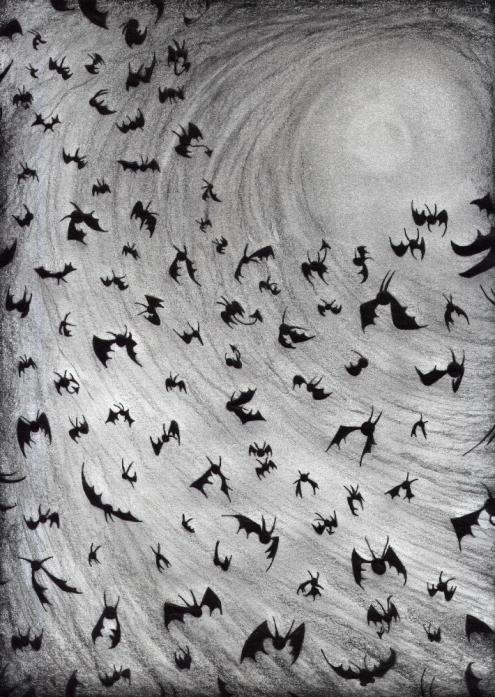 Inky Wings by Christina Weston, Drawing, Pencil | Art Limited