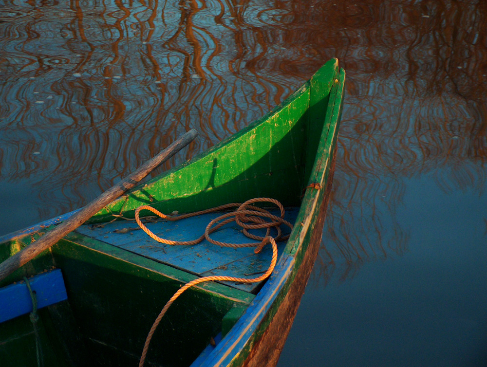 Boat On Reflections by Fernando Penim Redondo, Photography, Digital ...
