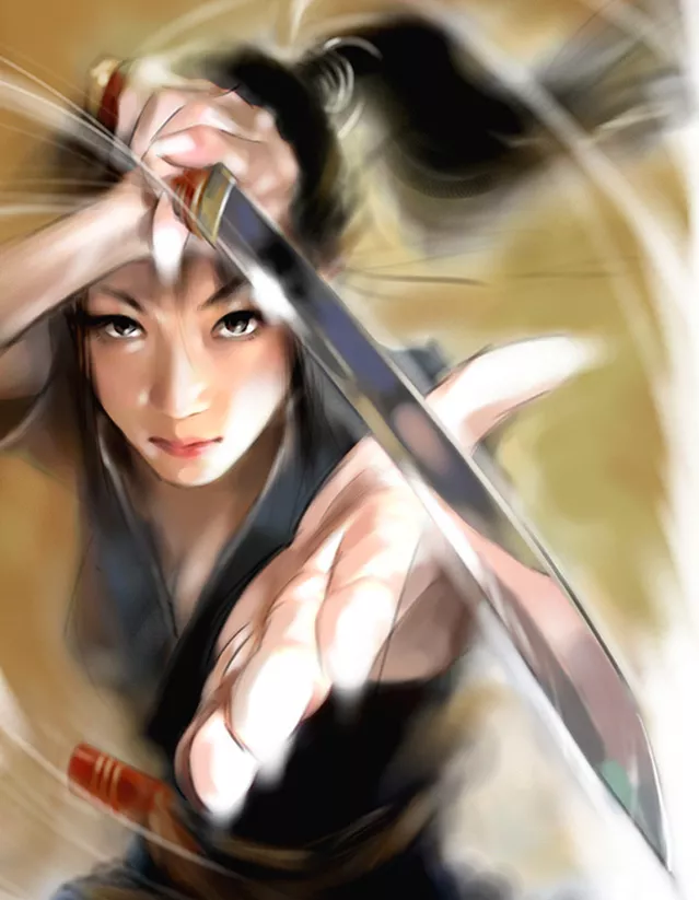 KU-No.1/Kodachi(Short-sword) by Hagiwara Getabo, Drawing | Art Limited