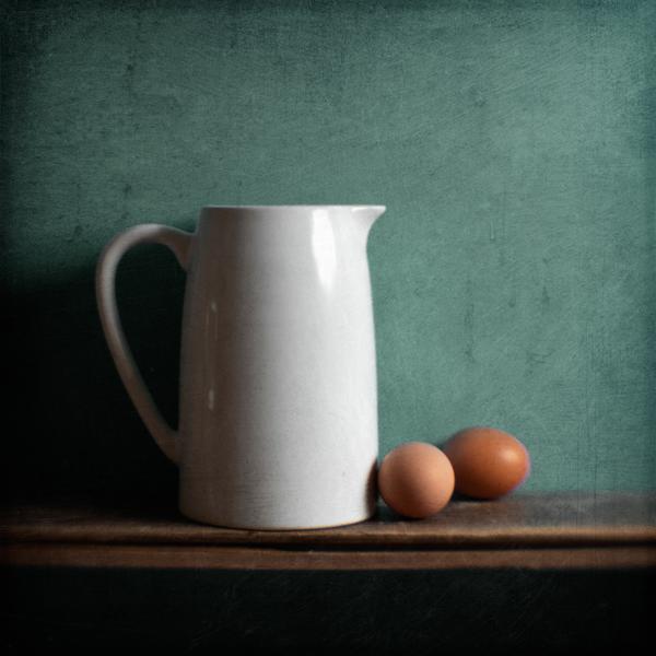 Figs On A Green Background by Mark Sadlier, Digital art, Manipulation ...