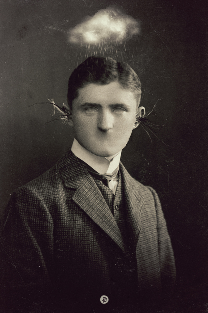 Brain Storm by Oscar Pilch, Digital art, Composition | Art Limited