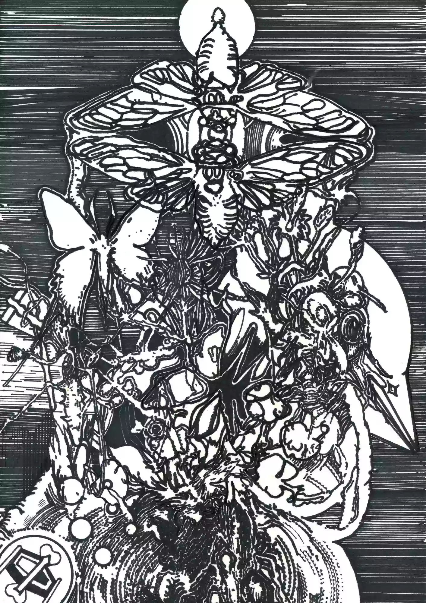 Masquerade II par Piotr Zygmunt, Dessin, Encre | Art Limited