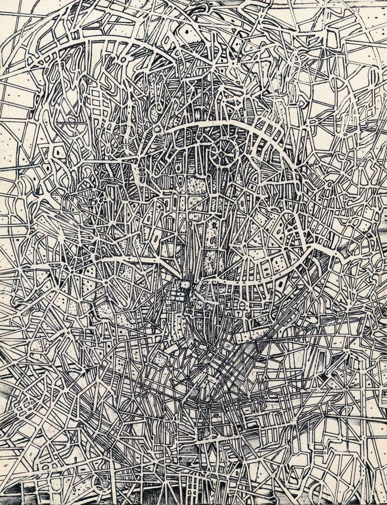 Railway Station by Piotr Zygmunt, Drawing, Ink | Art Limited