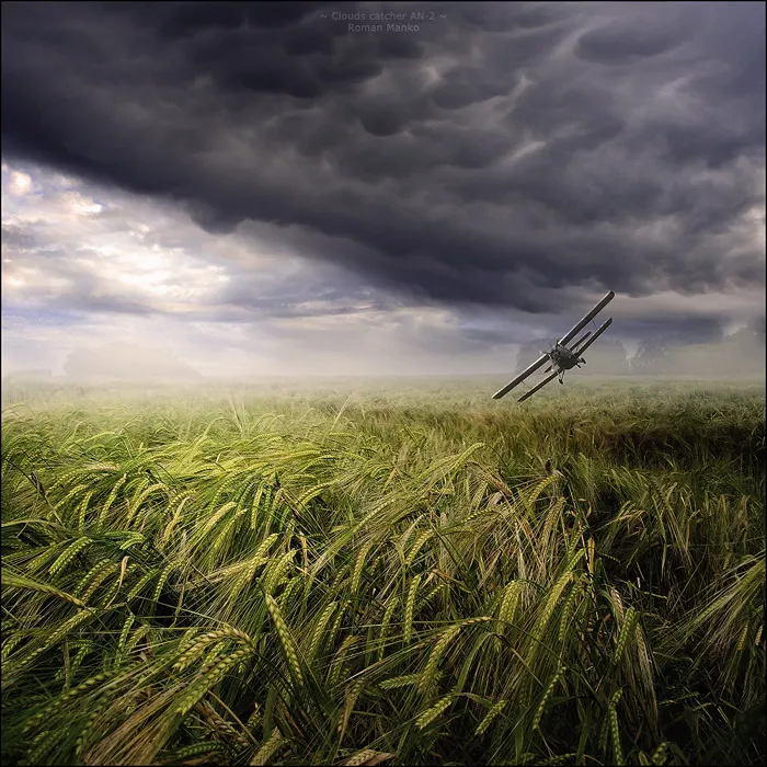 Clouds Catcher An-2 by Roman Manko, Digital art, Manipulation | Art Limited