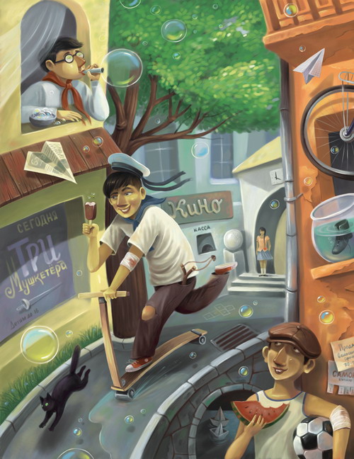 Three Musketeers by Dmitry Korotchenko, Drawing | Art Limited