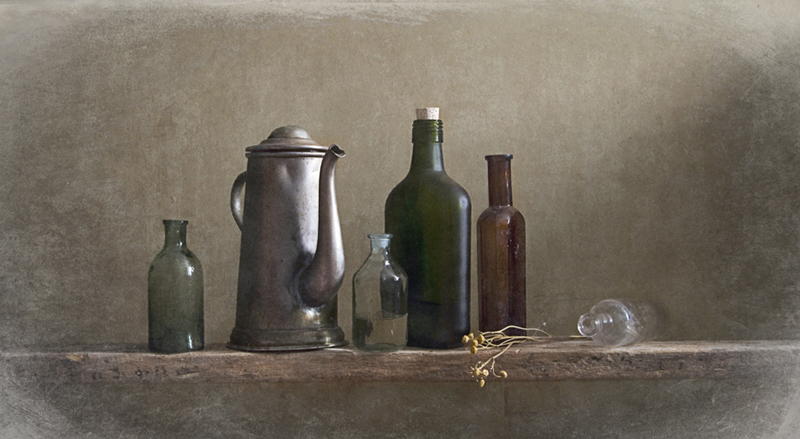 Still Life With Bottles by Olga Vlasova, Photography, Digital | Art Limited
