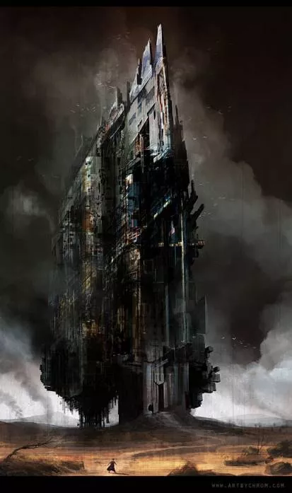 The Dark Tower by Dimitar Tzvetanov, Drawing, Digital | Art Limited