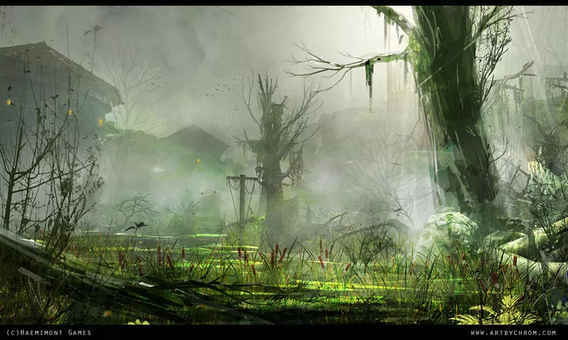 Swamp by Dimitar Tzvetanov, Drawing, Digital | Art Limited