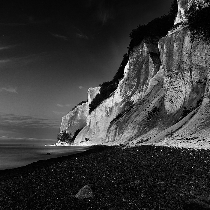 First Light On The White Chalk Cliffs Of The Island Of Møn, Denmark by ...