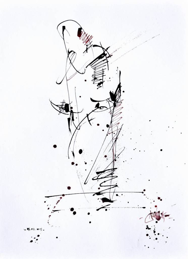 L'inconnu by Alexandru Crisan, Drawing | Art Limited