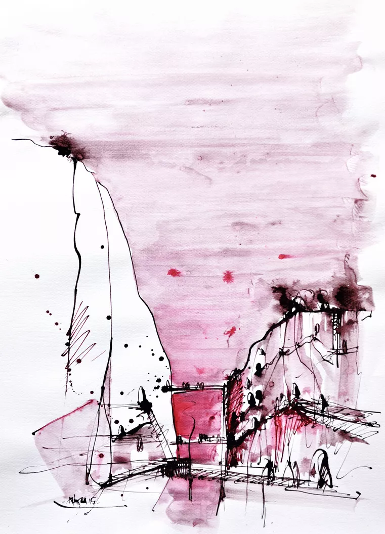 Salt Mine by Alexandru Crisan, Drawing | Art Limited