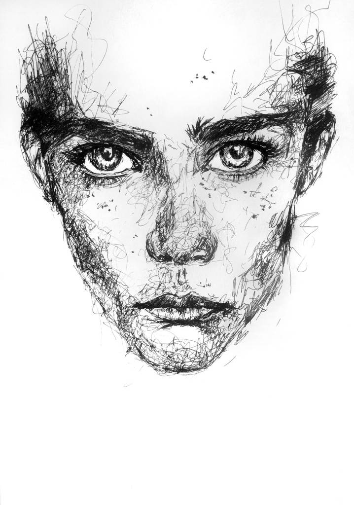 Esquisse thérapeutique by Fabienne Collard, Drawing, Ink | Art Limited