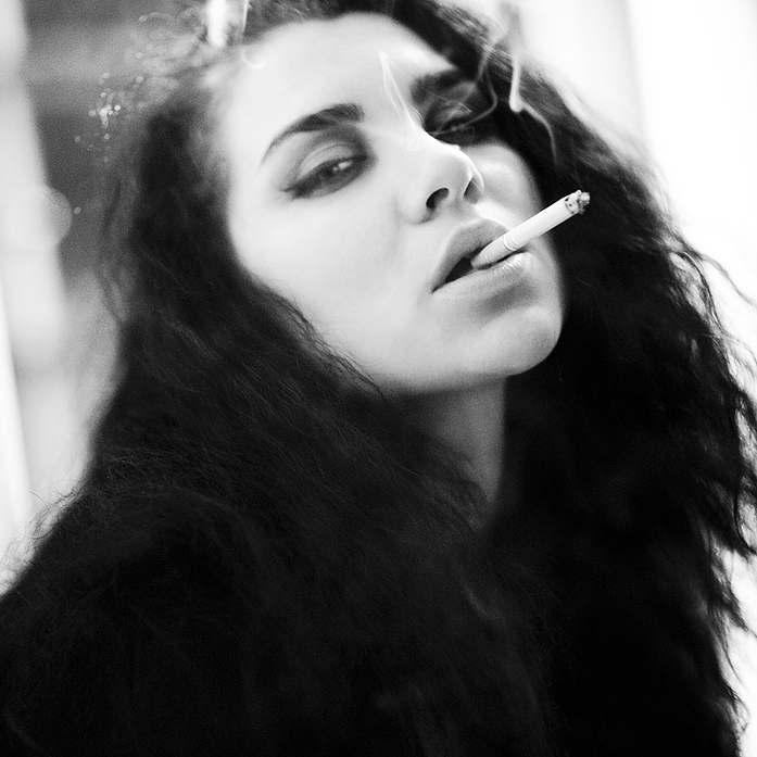 Julia smoking by Eugenia Kirikova, Photography, Digital | Art Limited