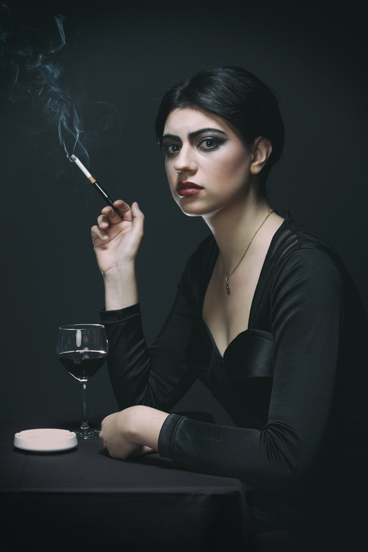 La Fumeuse by Maria Frodl, Photography, Digital | Art Limited