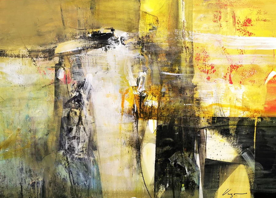 Afternoon sleep by Vasil Vasilev, Painting, Mixed media | Art Limited