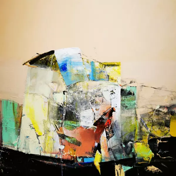 Before the blue hour II by Vasil Vasilev, Painting, Acrylic | Art Limited