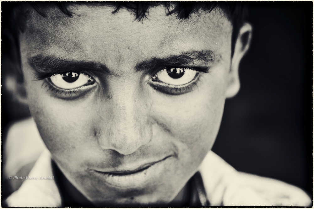 PORTRAIT INDIEN NO. 40 LES YEUX NOIRS by Pierre Arnoldi, art work | Art ...