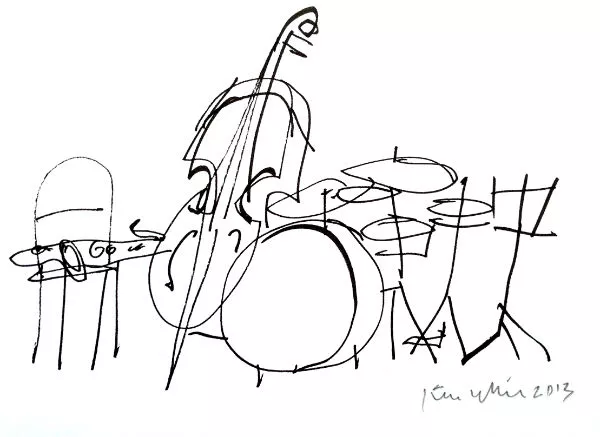 Empty Bandstand by Ken White, Drawing, Pencil | Art Limited