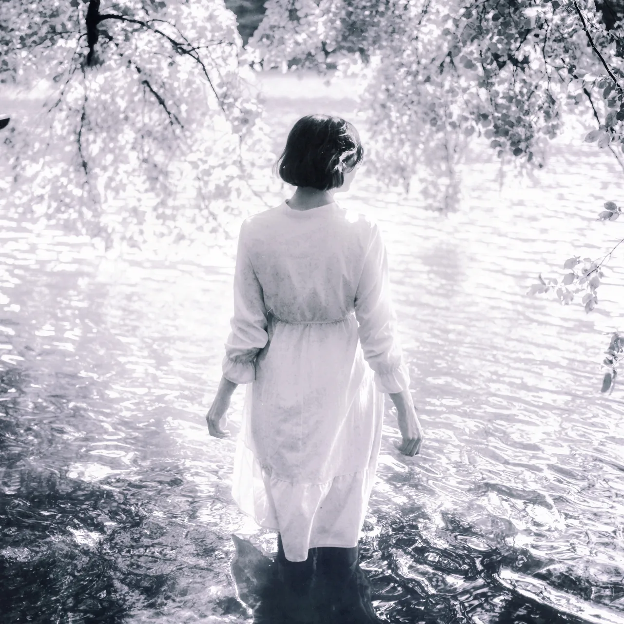 White was the light that shines through the dress that you wore by ...