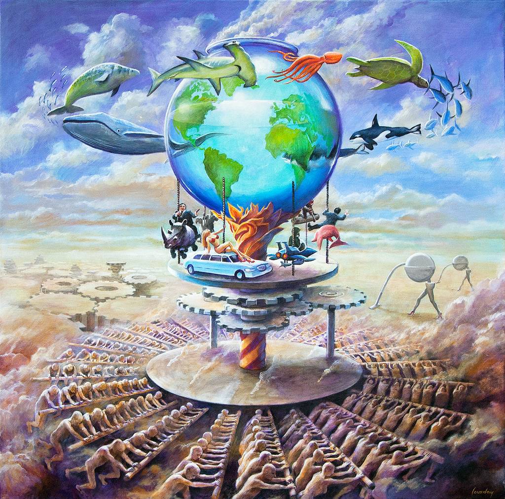 Carousel II by Daniel Loveday, Painting, Acrylic | Art Limited