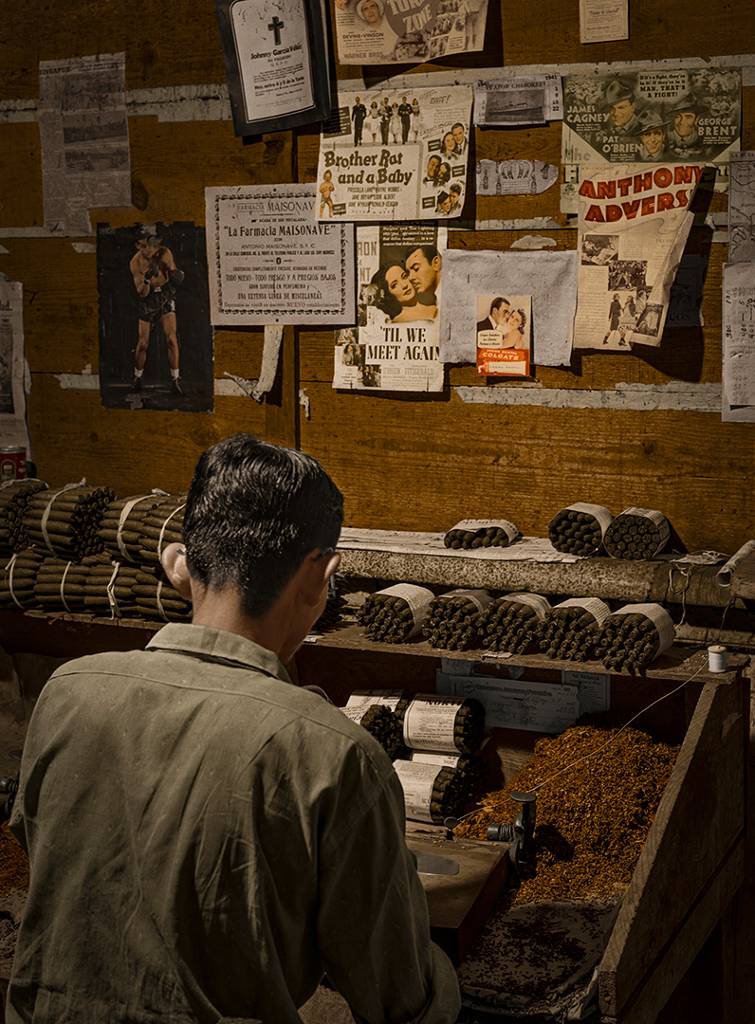 1942 Yauco, Puerto Rico, In a small cigar factory. by Marie-lou Chatel ...