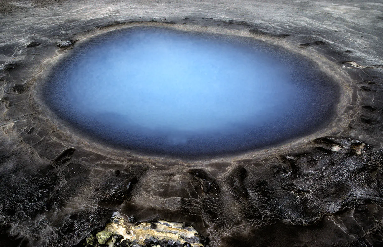 Blue eye of Iceland by Rudolf B Pekar, art work | Art Limited
