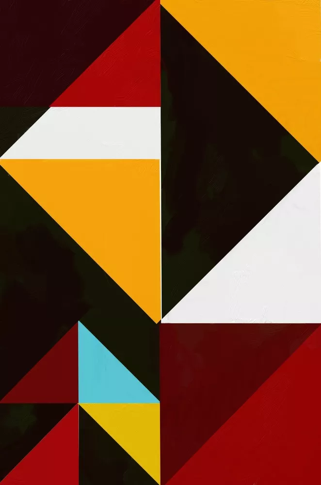 Geometric Abstraction by Rabi Roy, Painting, Digital | Art Limited