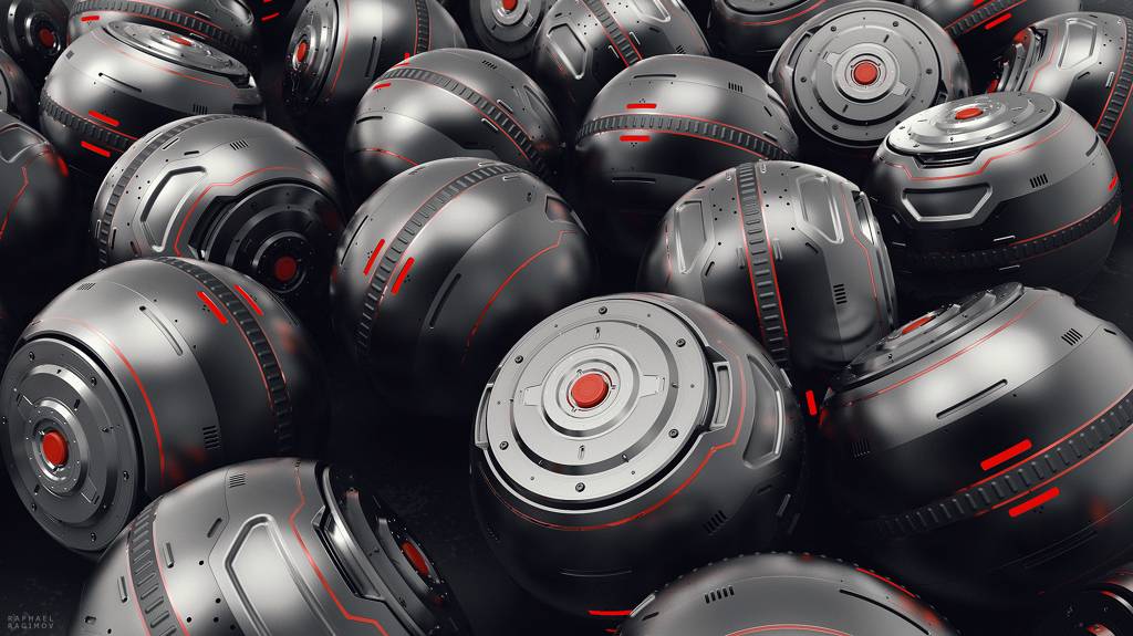 Spheros by Raphael Ragimov, Digital art, Computer graphic, 3D | Art Limited