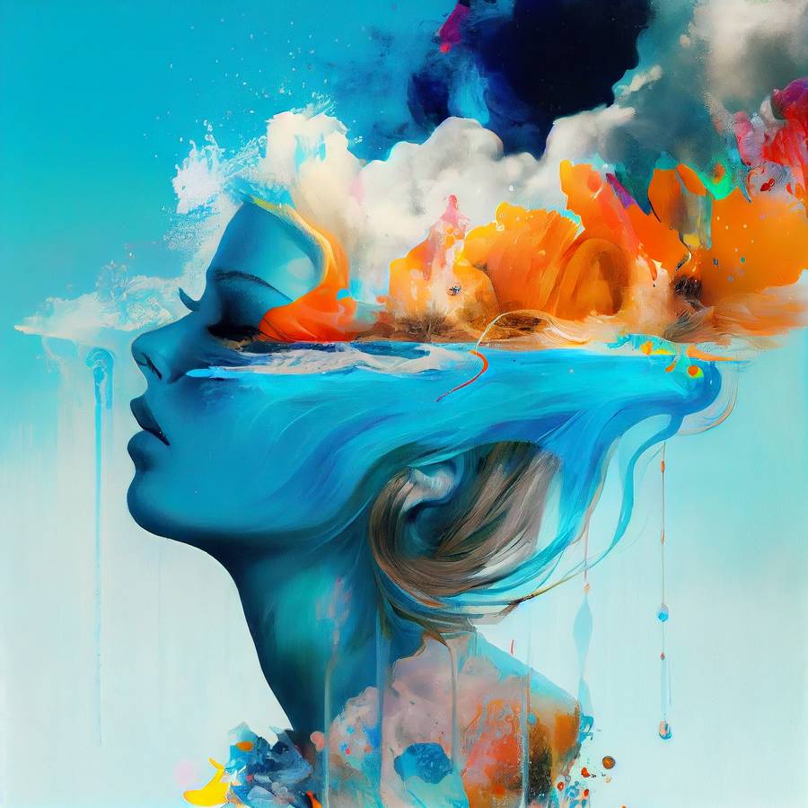 Surrealist Portrait par Mihai (XaviRo) Cvasnievschi, oeuvre d'art | Art ...