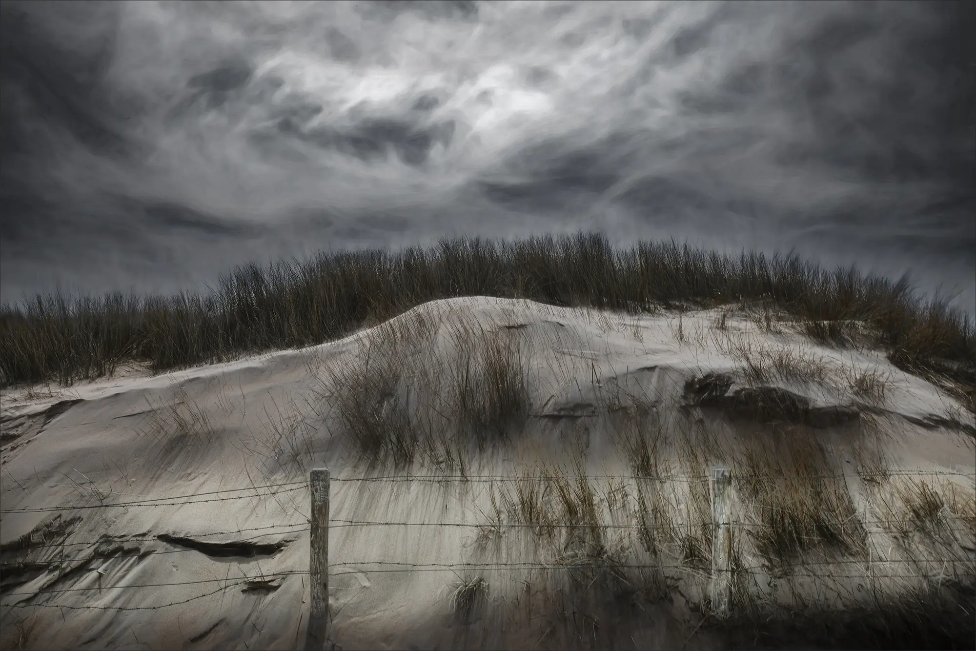 Protection of dunes by Gilbert Claes, Photography, Digital | Art Limited