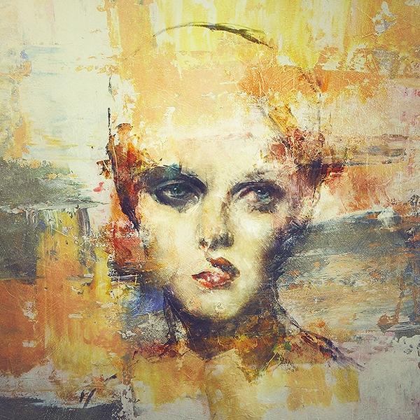 Talking is easy, listening is hard. by Nora Bilderwelten, Painting ...