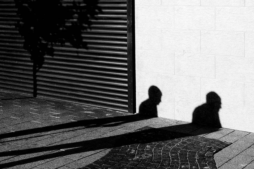 Walking shadows by Raceala Elena, art work | Art Limited