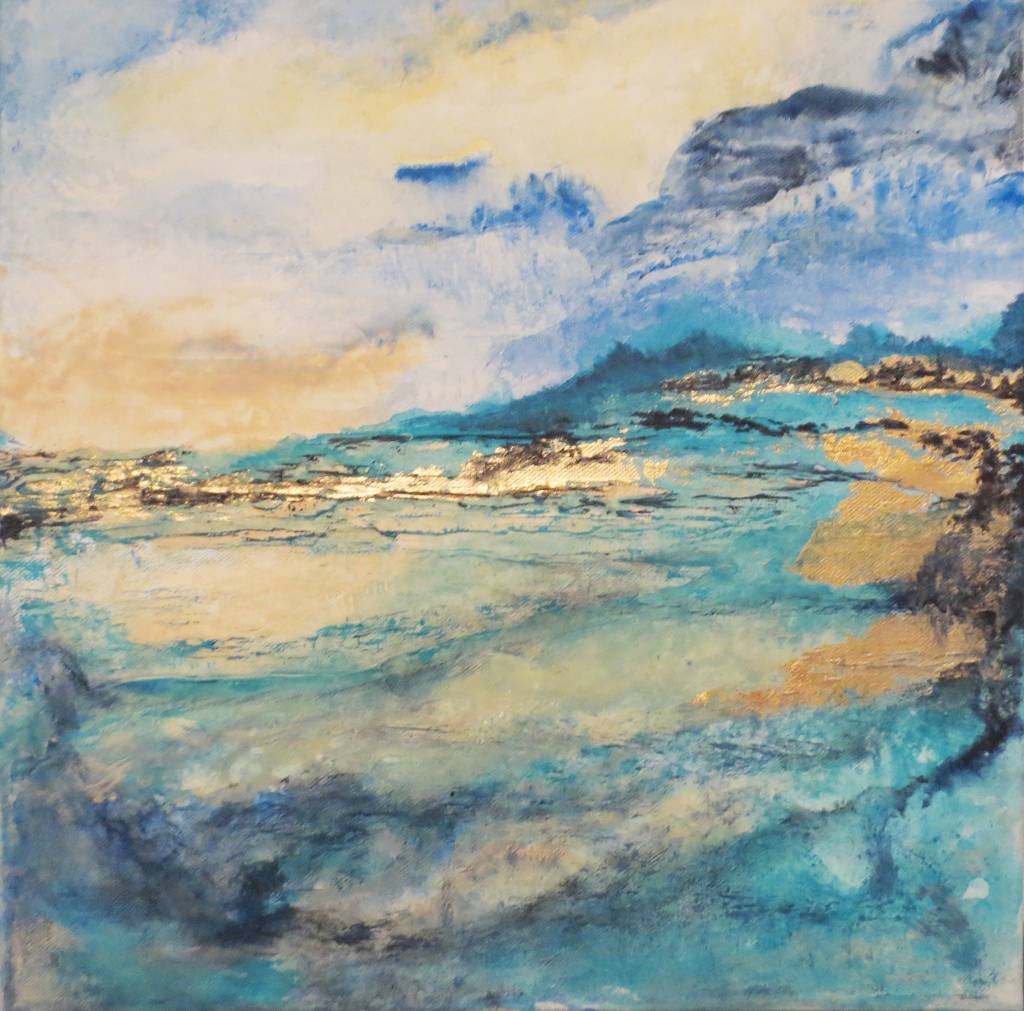 Azur by Françoise BULLIAT RICHARD, Painting, Acrylic | Art Limited